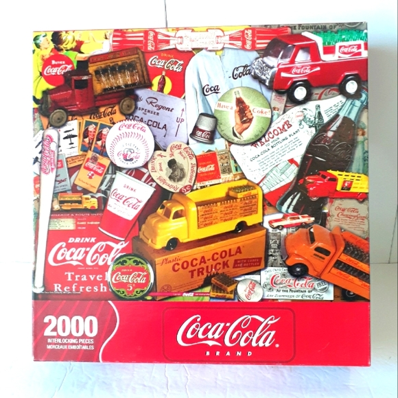 Coca Cola | Games | Springbok Coca Cola 200 Piece Puzzle Through The ...